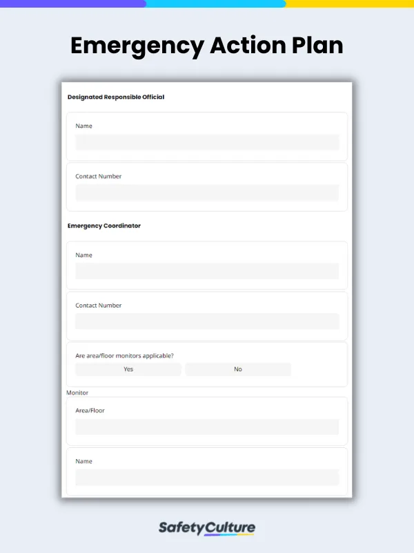 Free Emergency Action Plan Templates | PDF | SafetyCulture