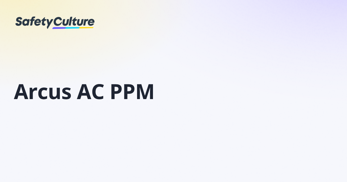Arcus AC PPM | Free Template