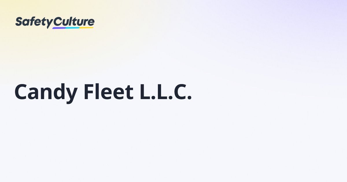 Candy Fleet L.L.C. | Free Template