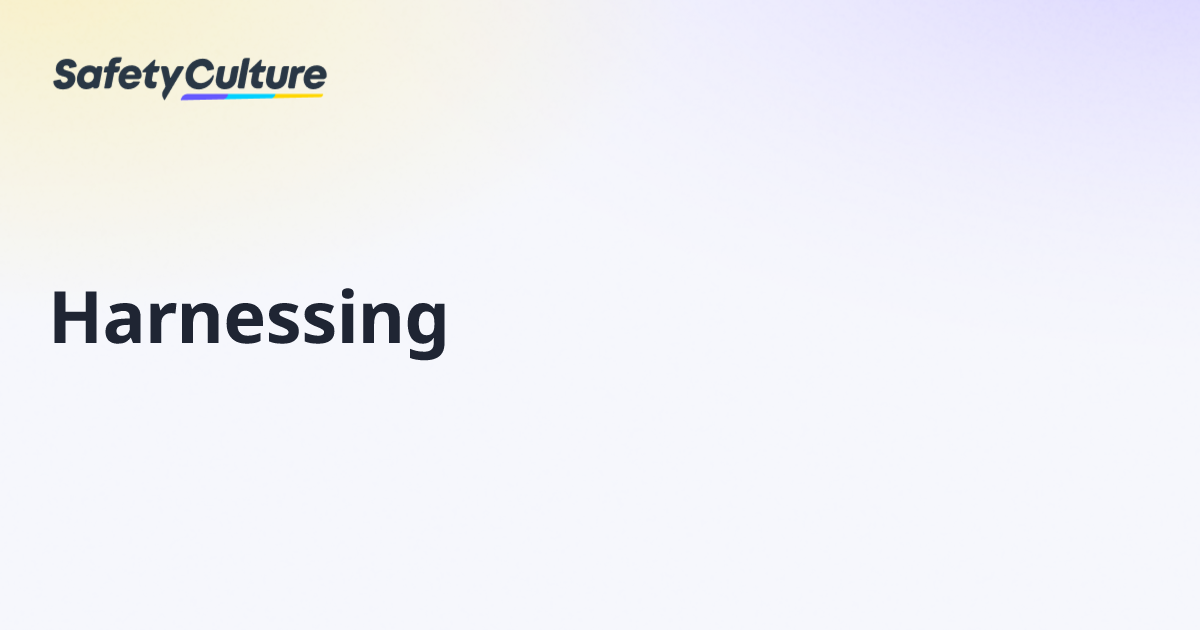 Harnessing | Free Course